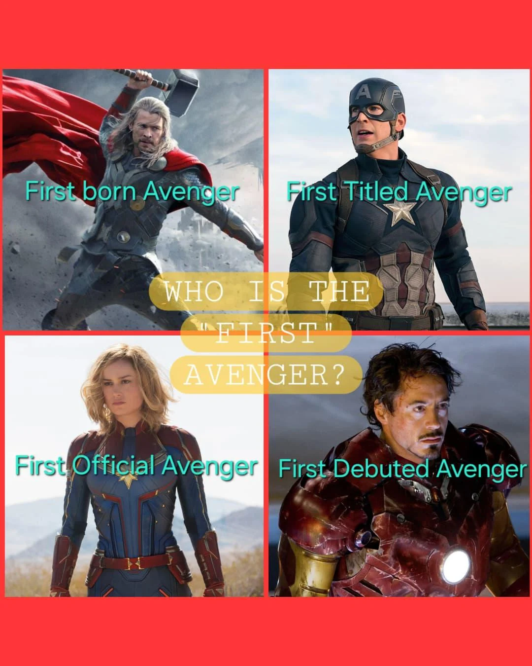 Who do you think truly deserves the title of the 'First Avenger'? | Scrolller