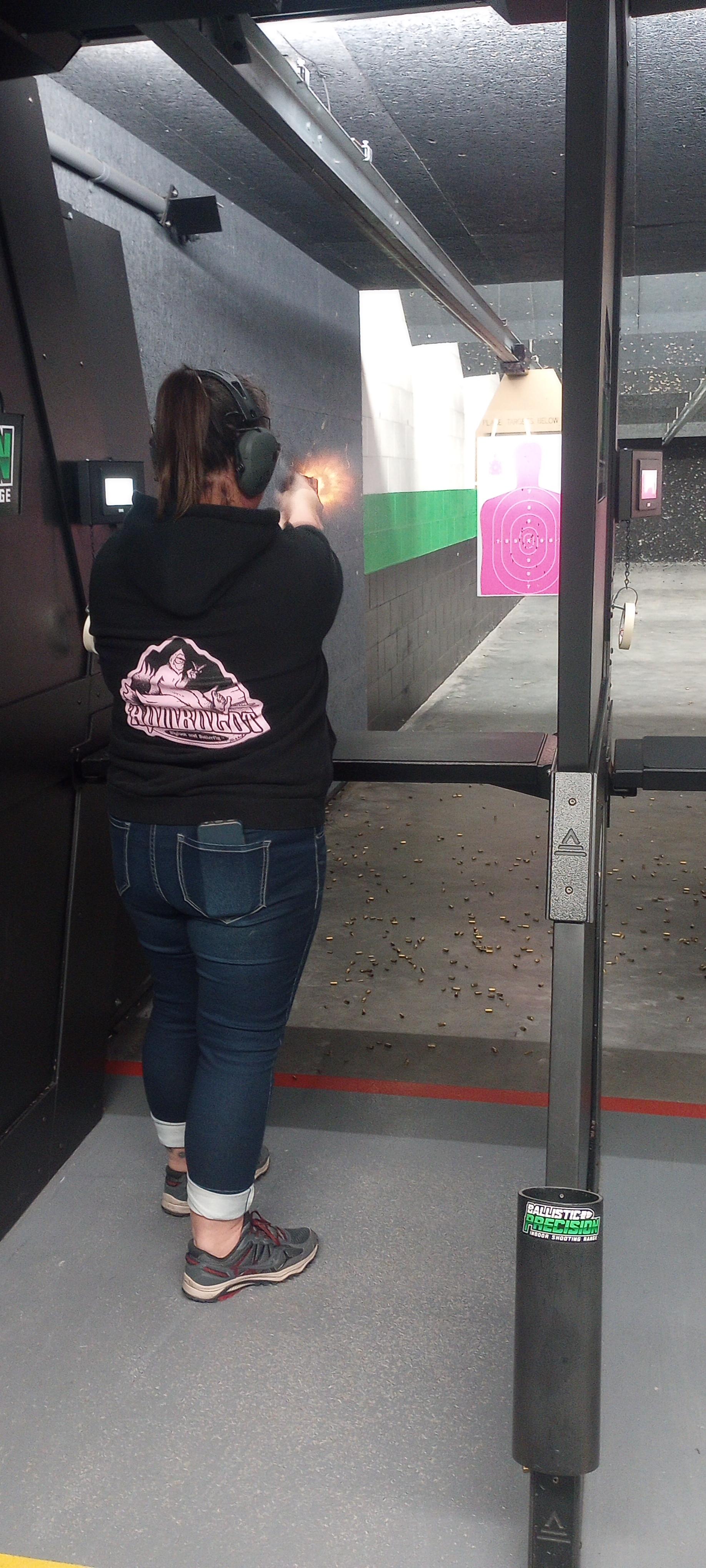Got this picture of my wife shooting!!! | Scrolller