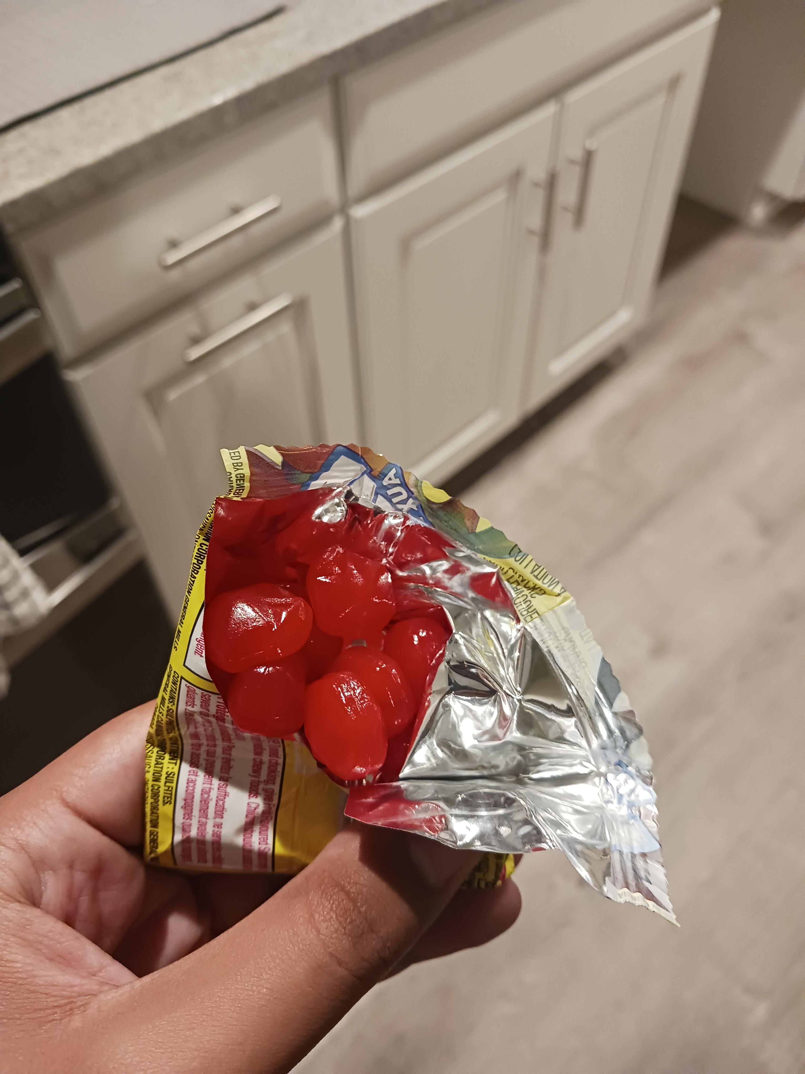 This pack of gushers was only red. | Scrolller