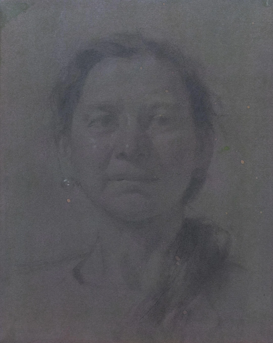 Portrait Maria, Me, Graphite on toned paper, 2022 | Scrolller