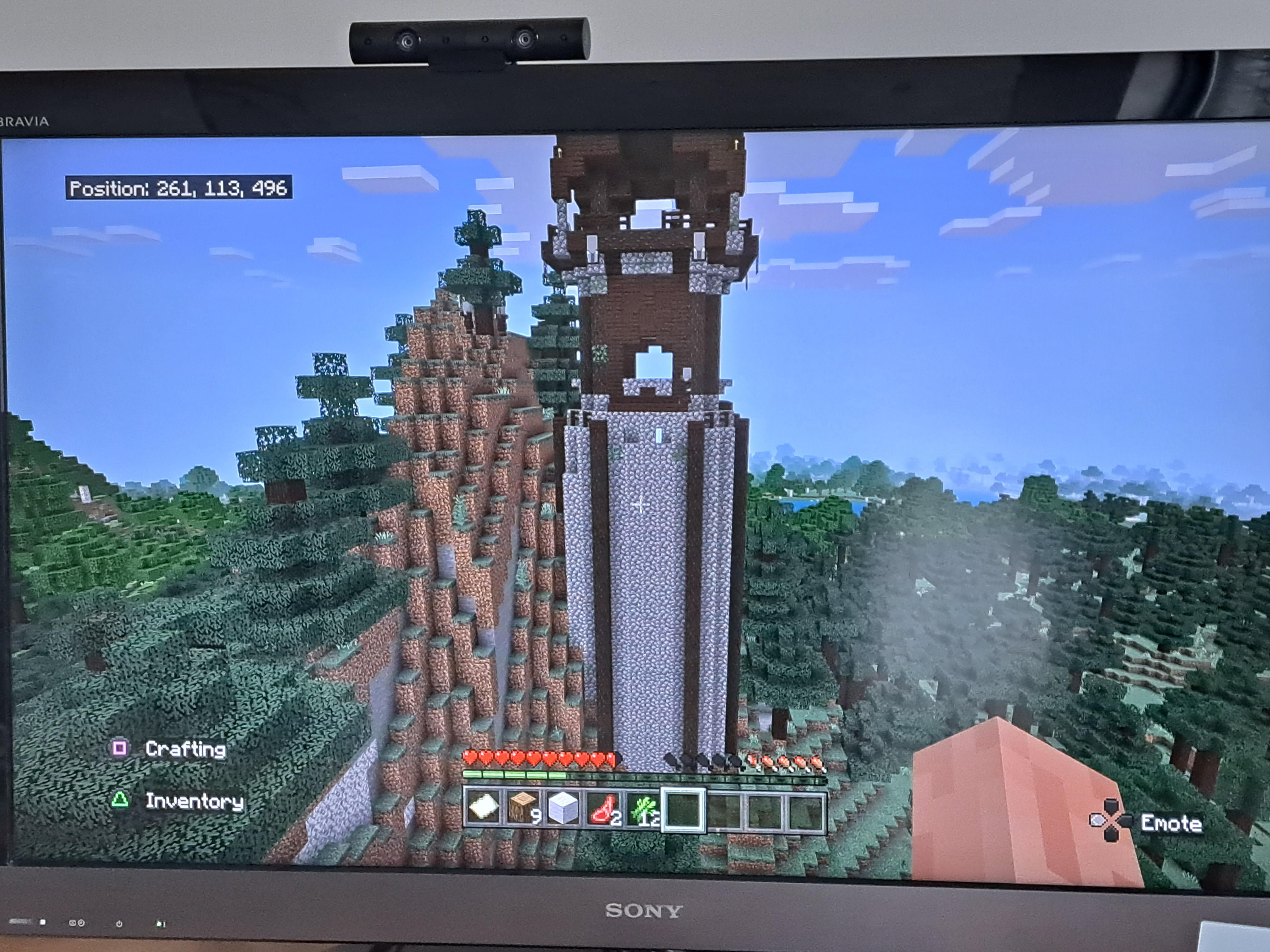 Weird pillager tower glitch. | Scrolller