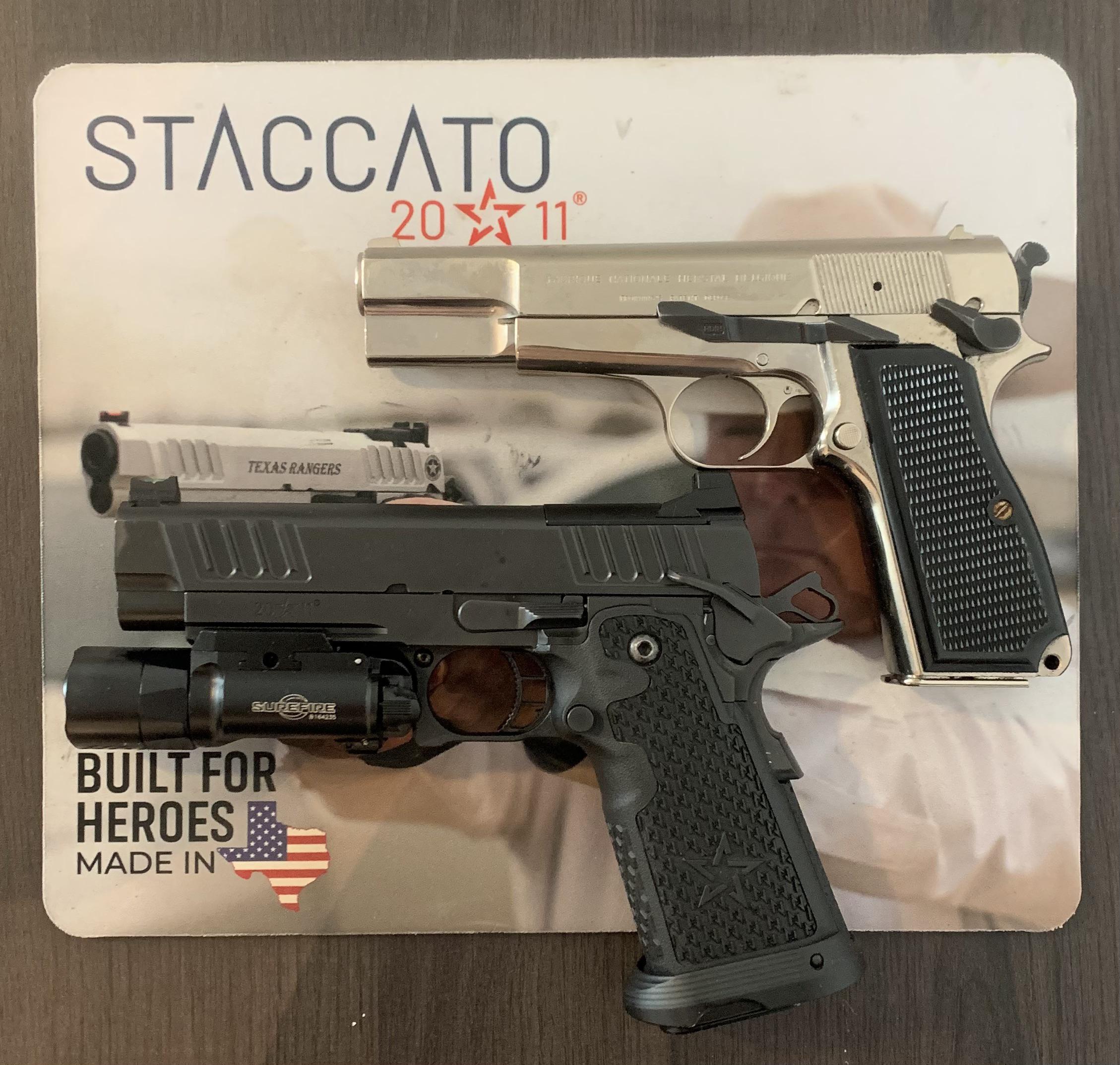Here’s my enhanced 1911 and also a Stacatto P | Scrolller