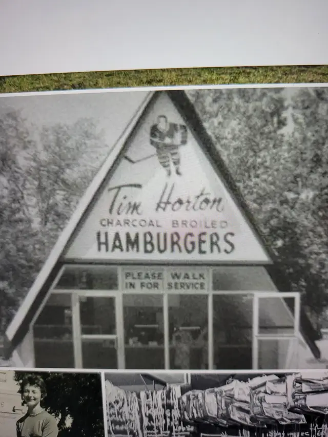 Tim Horton's burger stand. North Bay, Ontario, Canada circa 1960s. | Scrolller
