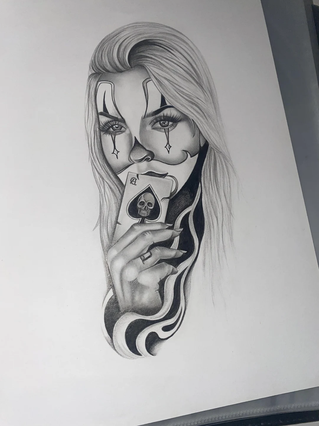 Dealing with death, me, graphite on paper, 2021 | Scrolller