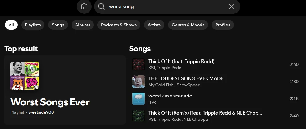Even Spotify knows | Scrolller