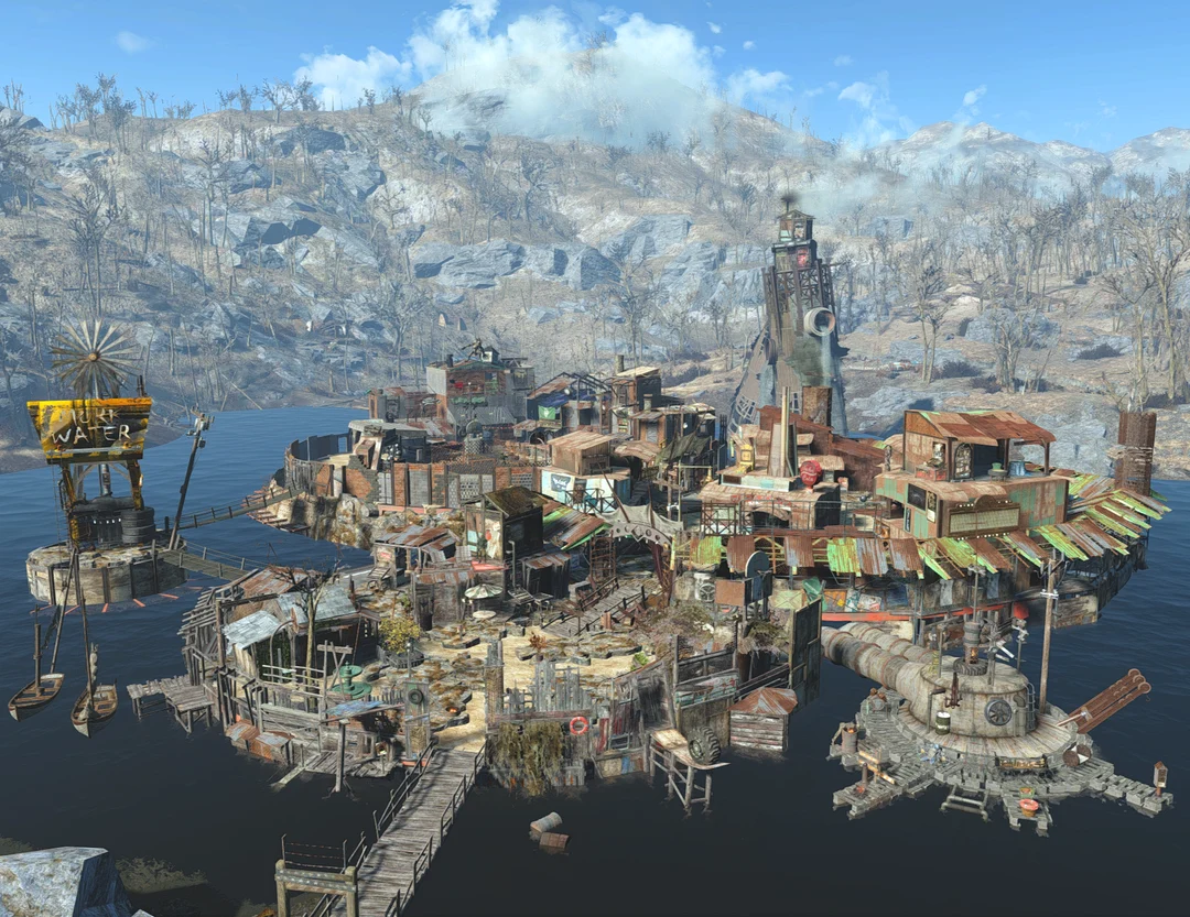 Junk Town I Made in Fallout 4! | Scrolller