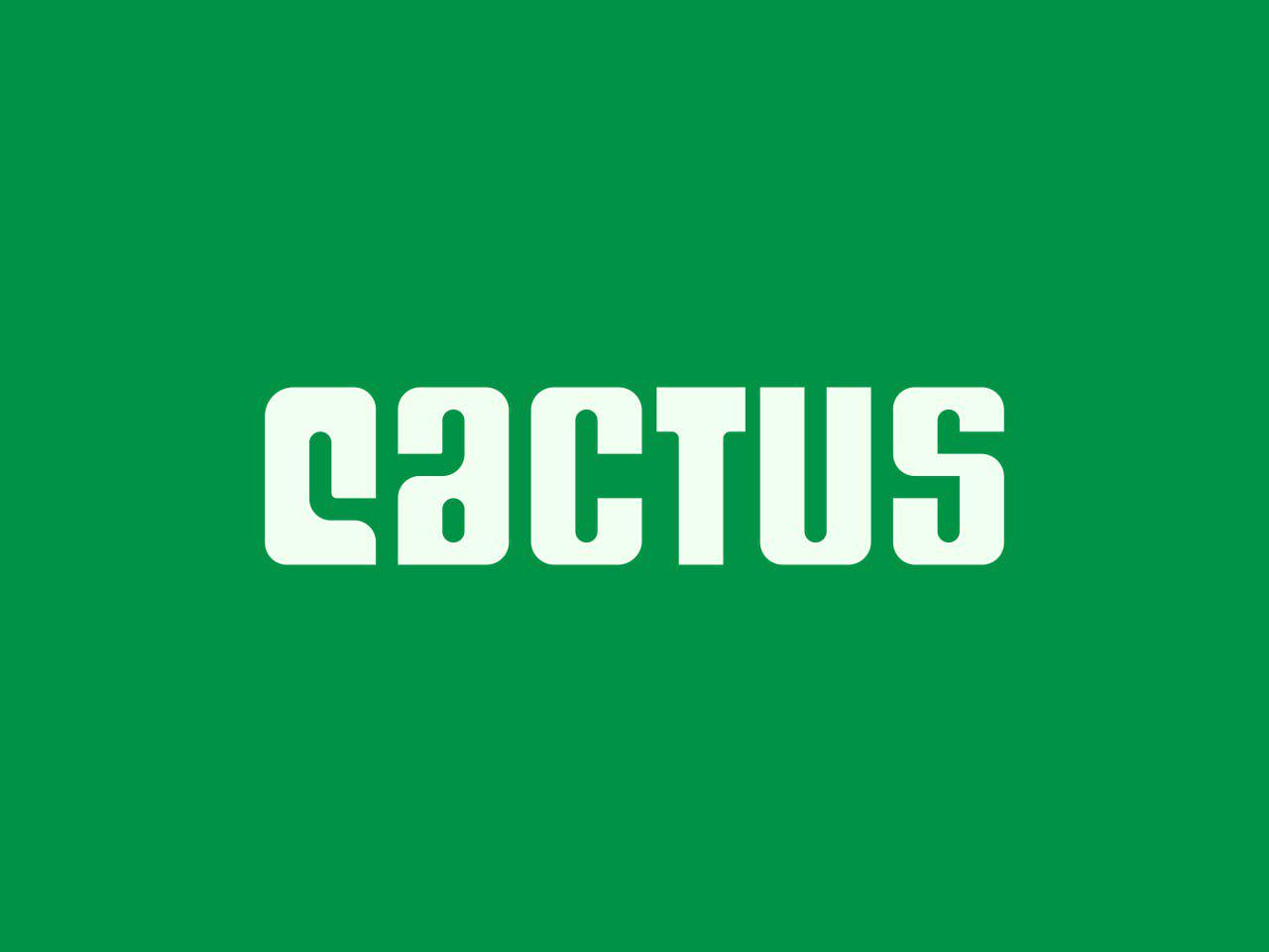Negative space logo concept, Cactus. | Scrolller
