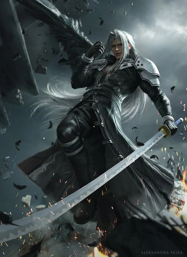 Sephiroth which was made by ( Aleksandra Skiba ) | Scrolller