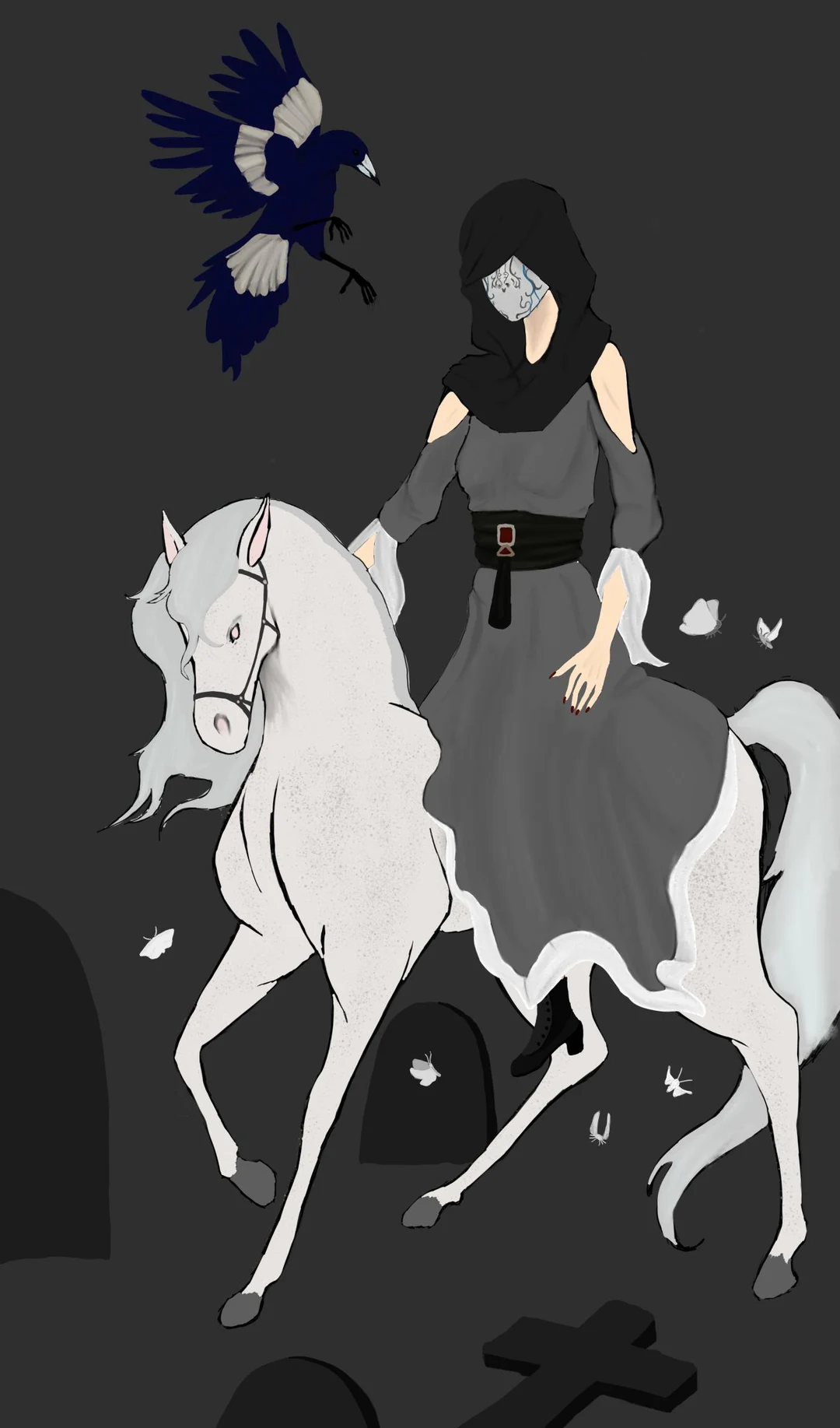 Death, DefectiveLady, digital, 2024 | Scrolller