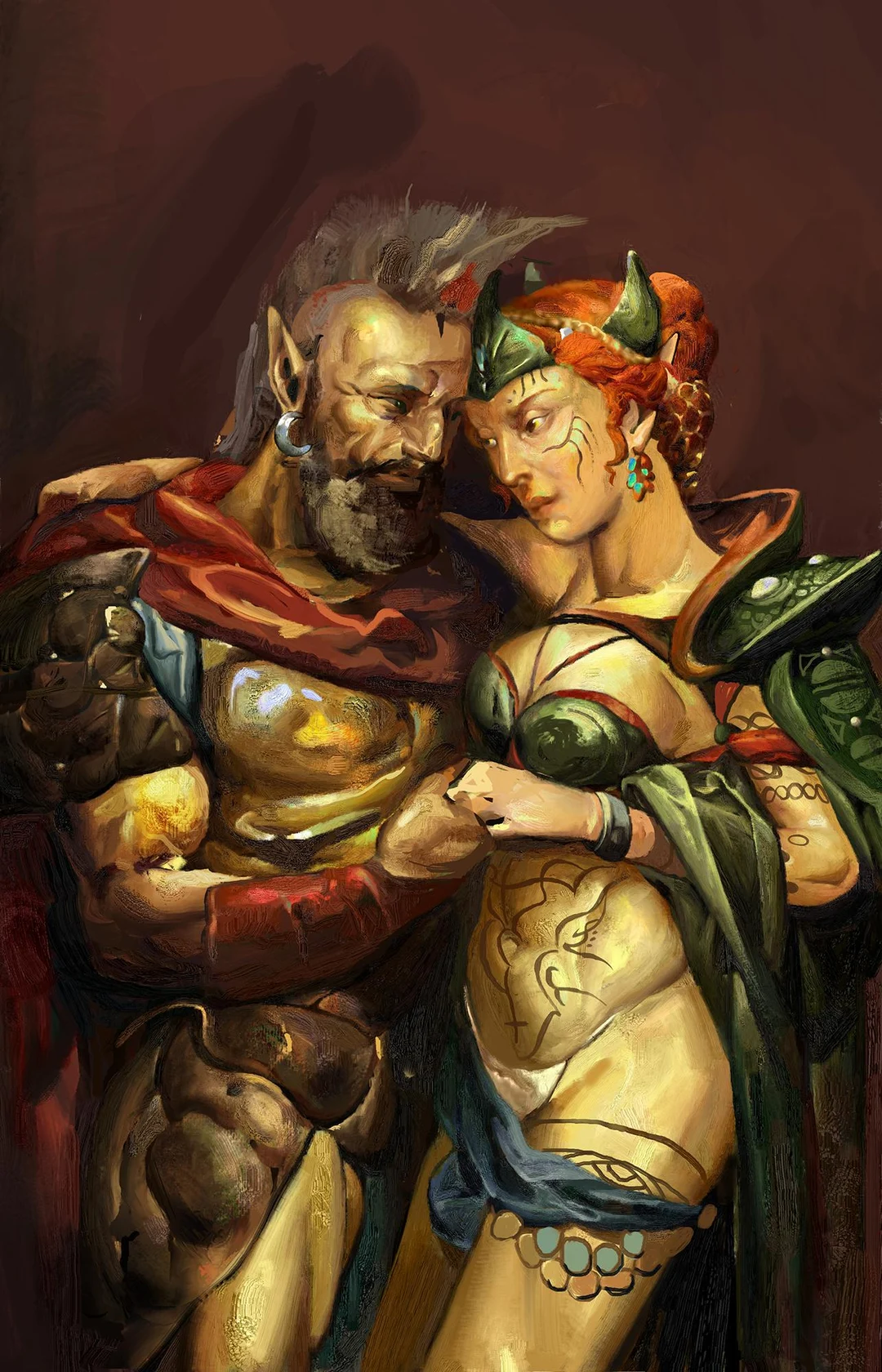 Nerevar and Almalexia by Igor Levchenko | Scrolller