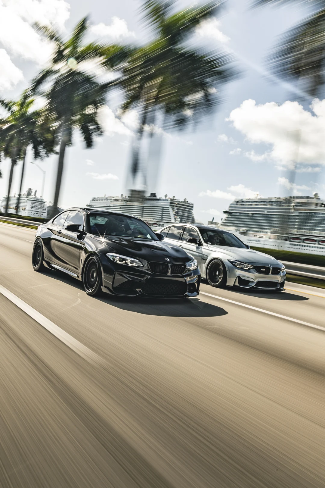 Roller Porn of my F87 and friend’s F80 in Miami - Photo by Kyle Fletcher | Scrolller