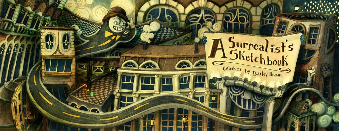 Thesis Cover- A Surrealist's Sketchbook- Bailey Brown 2023 | Scrolller