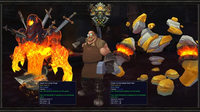 Blacksmith Elemental Glyphs | Scrolller