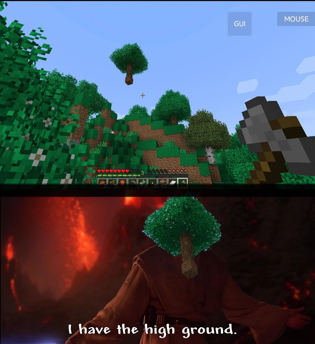 Tree got the high ground | Scrolller