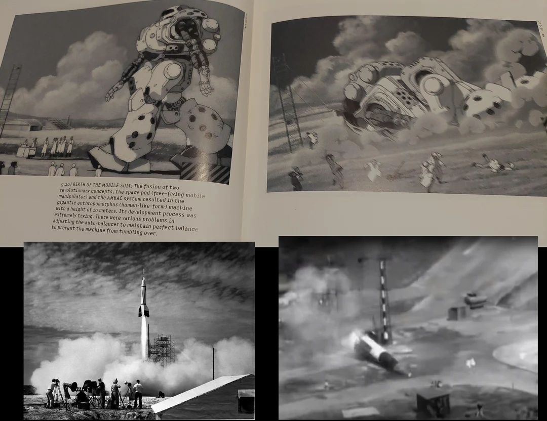 MS Era 0099 - An in-character historical book with a section on the development of giant robots ...