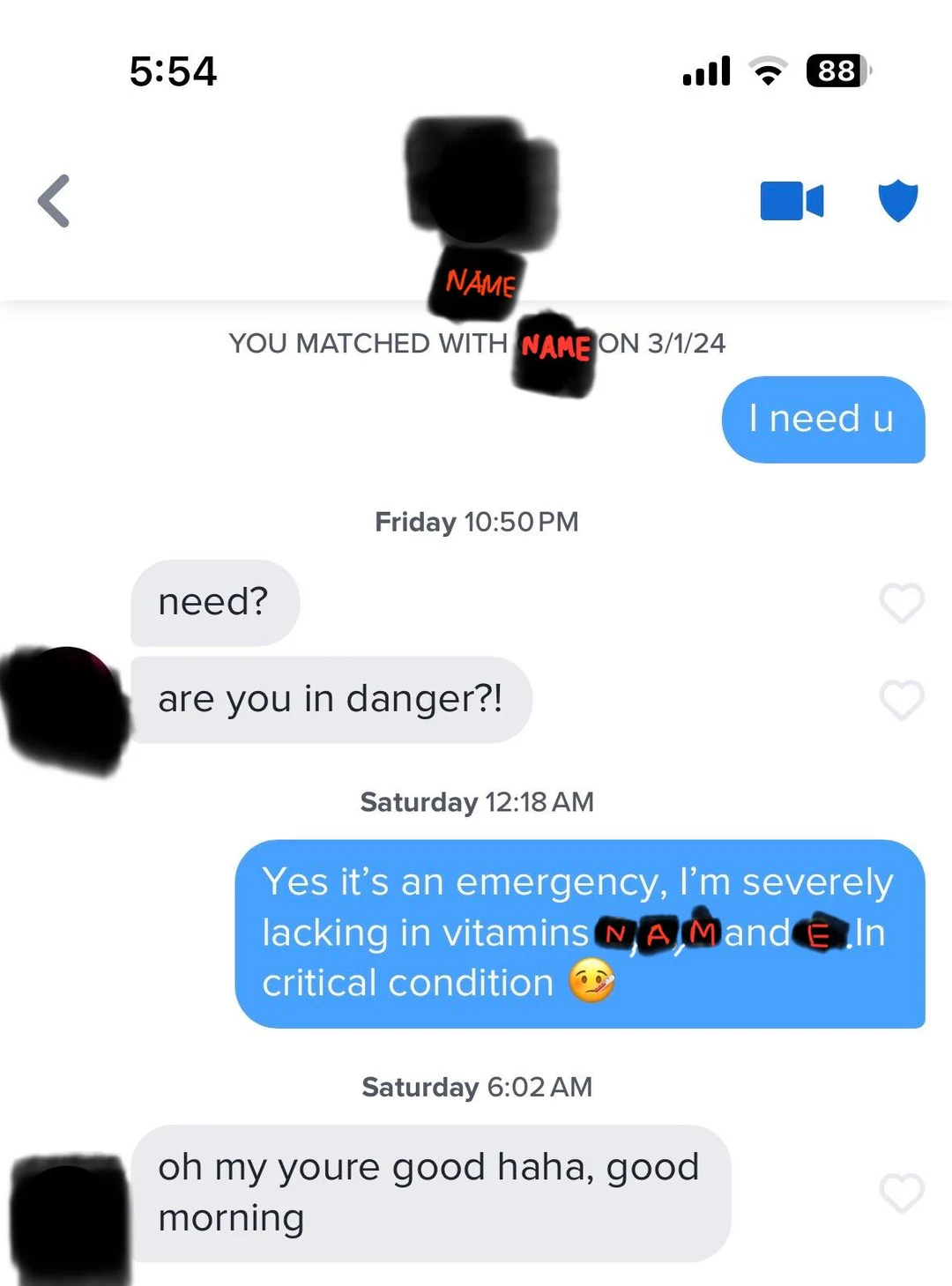 Tried that stupid line and then I remembered I'm good at pointless banter | Scrolller