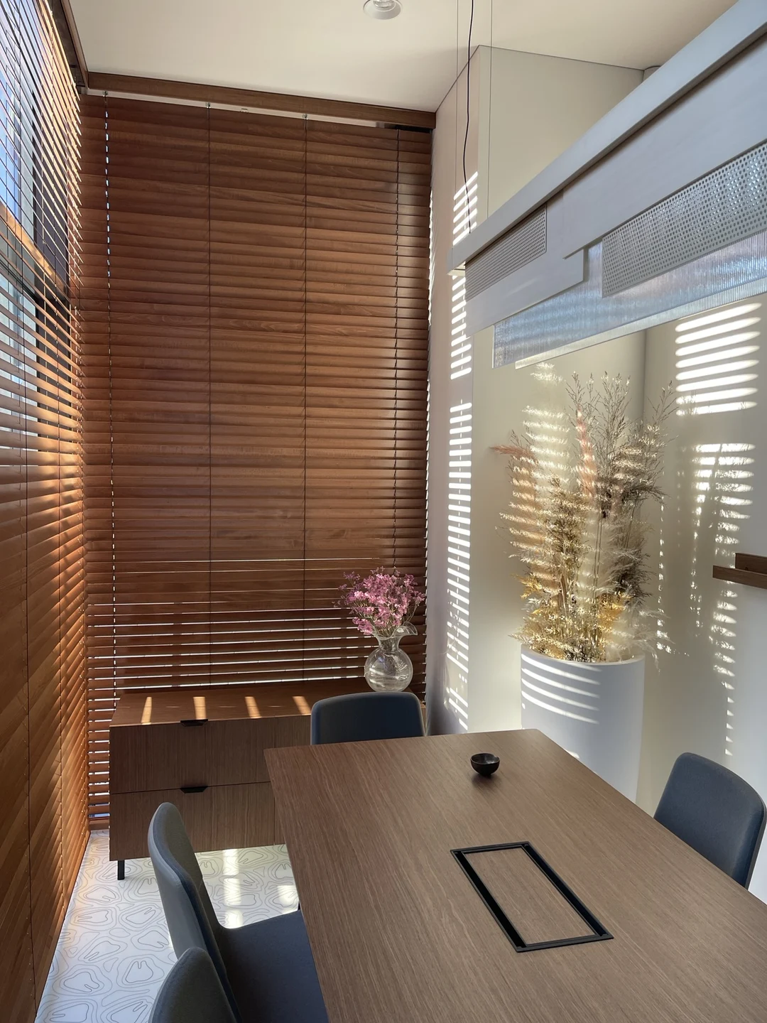 Love light coming through shades at my office conference room | Scrolller