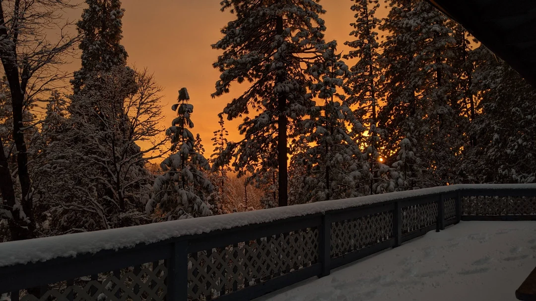 [OC] 2021 in the Sierra Nevada mountains from my back deck | Scrolller