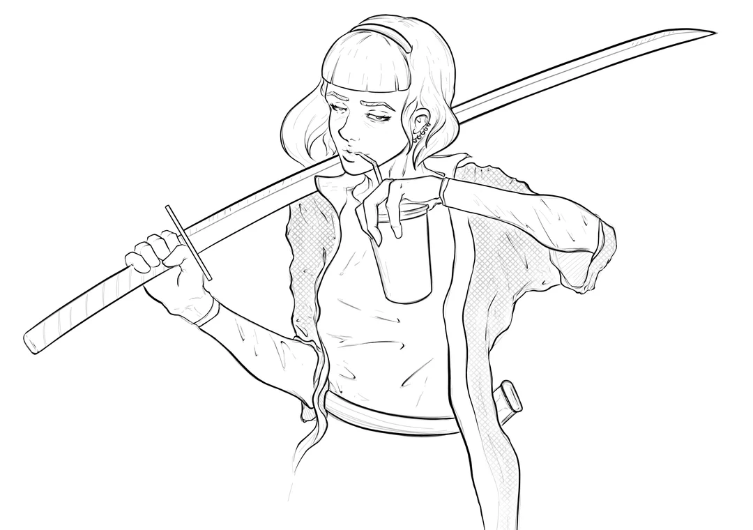 [OC] Modern Samurai by Me | Scrolller