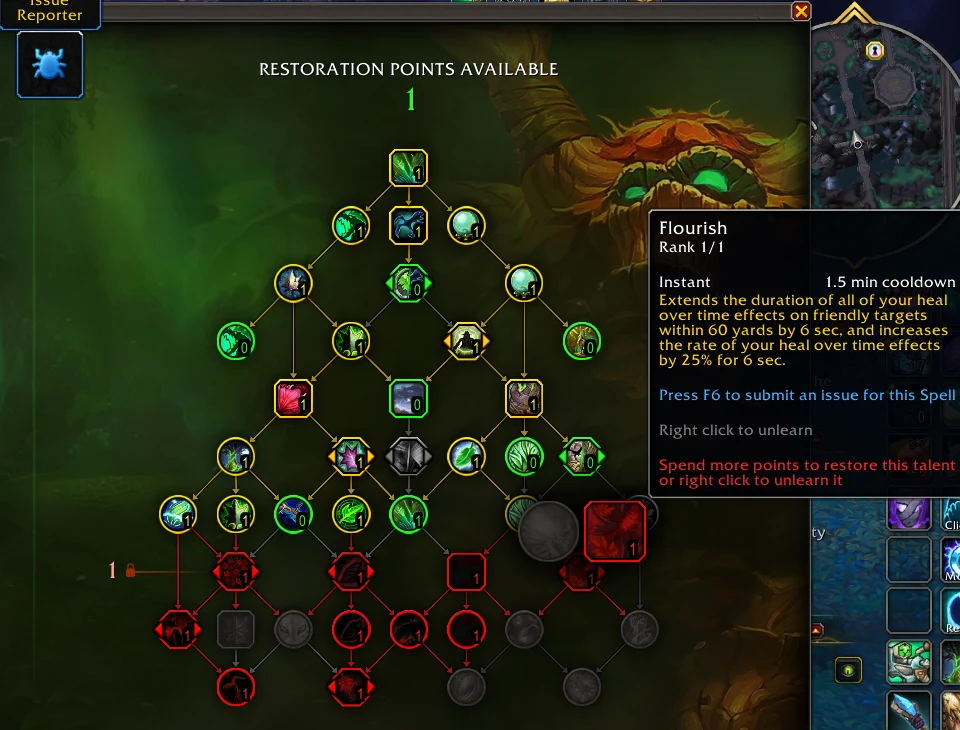 Talent tree change in PTR: Breaking connections no longer removes points from the missing ...