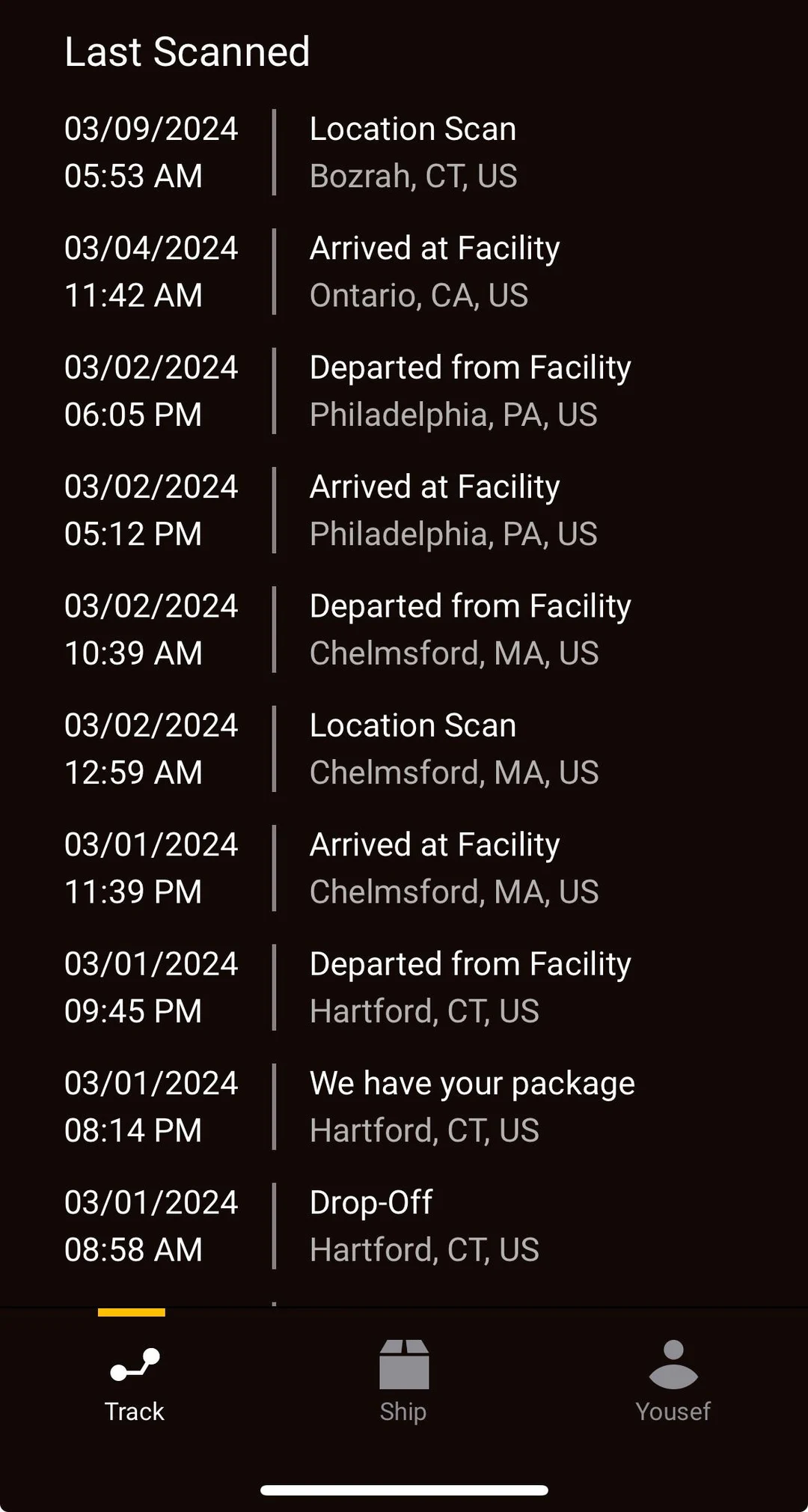 Can anyone make sense of this 2nd Day Air tracking? | Scrolller
