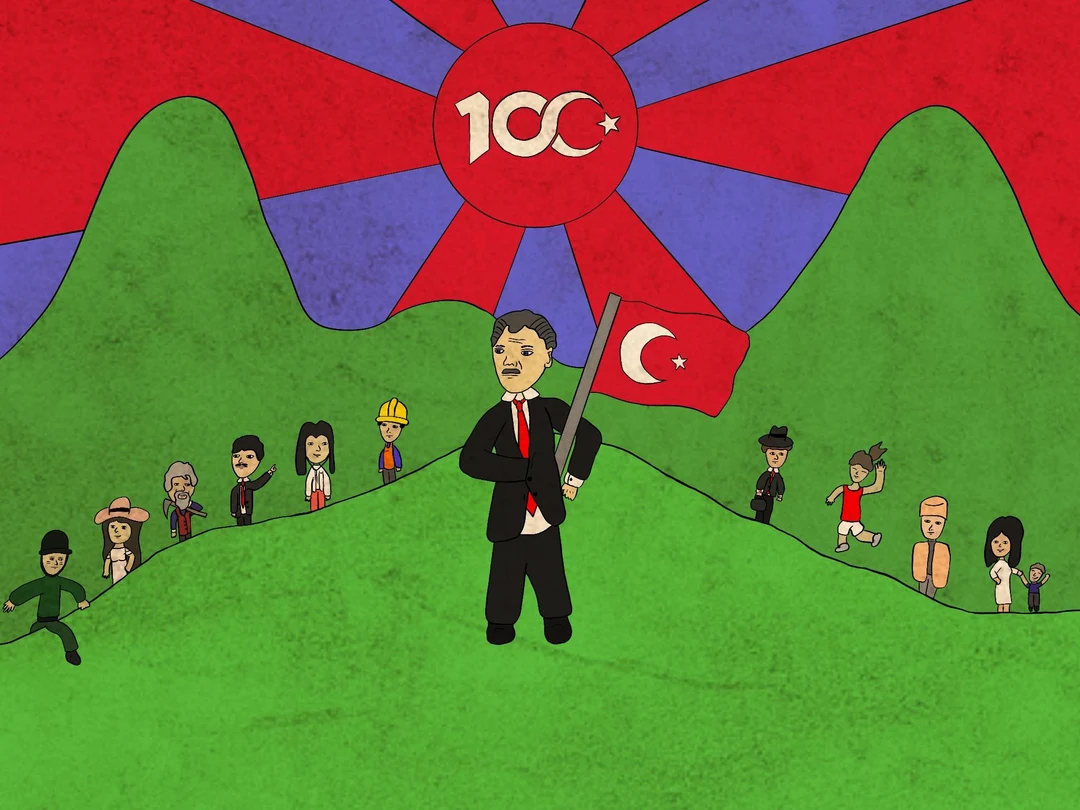 Drawing for the 100th Anniversary of Turkey, Design Göktürk (me), Digital, 2023 | Scrolller