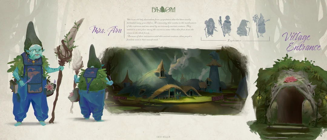 Character from my personal project "Bloom" | Scrolller