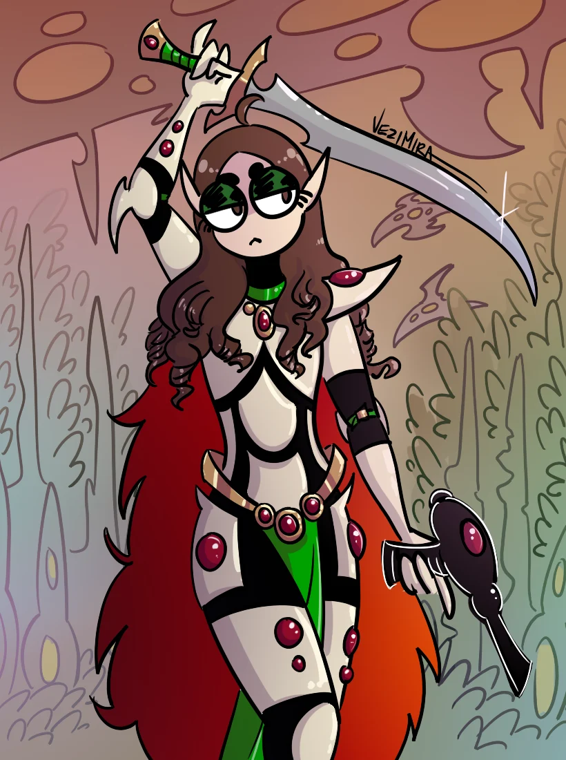 Drew my boyfriend as a Howling Banshee | Scrolller