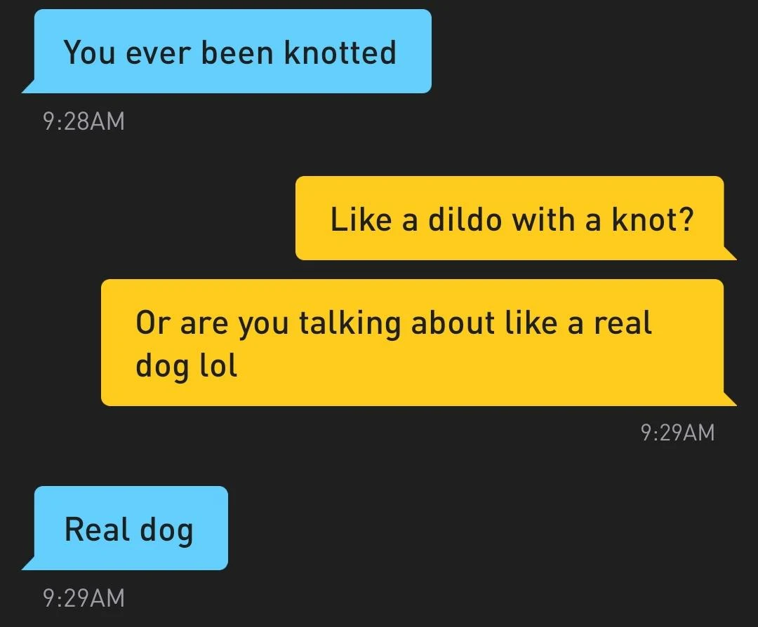 More beastiality on Grindr | Scrolller