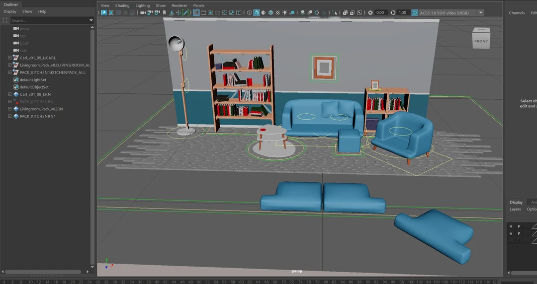 When I Translate Scale Or Rotate These 3 Cushions Move Weird Places And