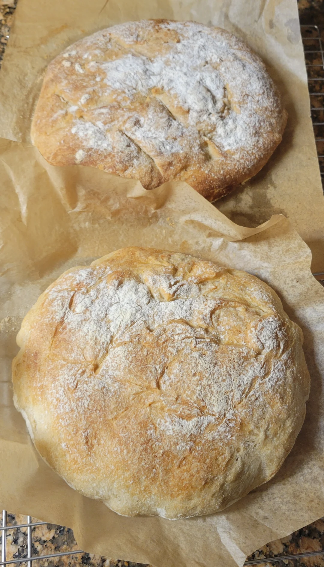 First attempt: French Style Country Bread | Scrolller