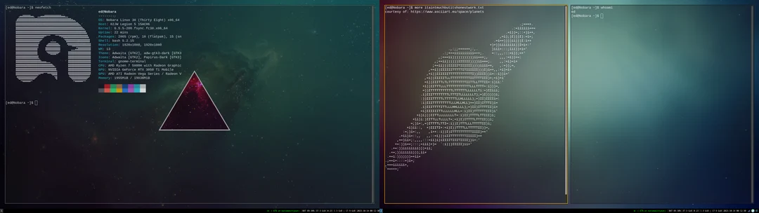 It aint much but its honest work [ Nobara Linux running i3 ] | Scrolller