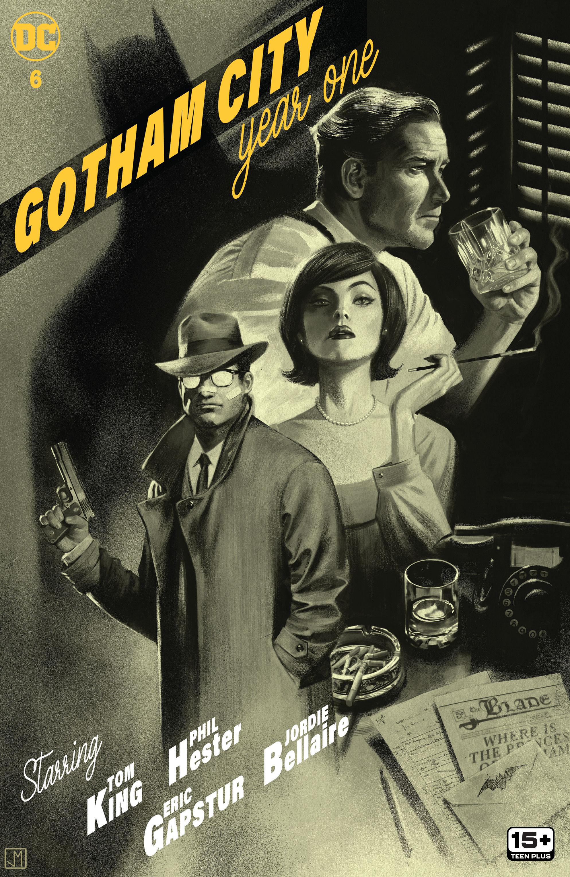 Gotham City: Year One #6 variant cover — Art by Jorge Molina | Scrolller