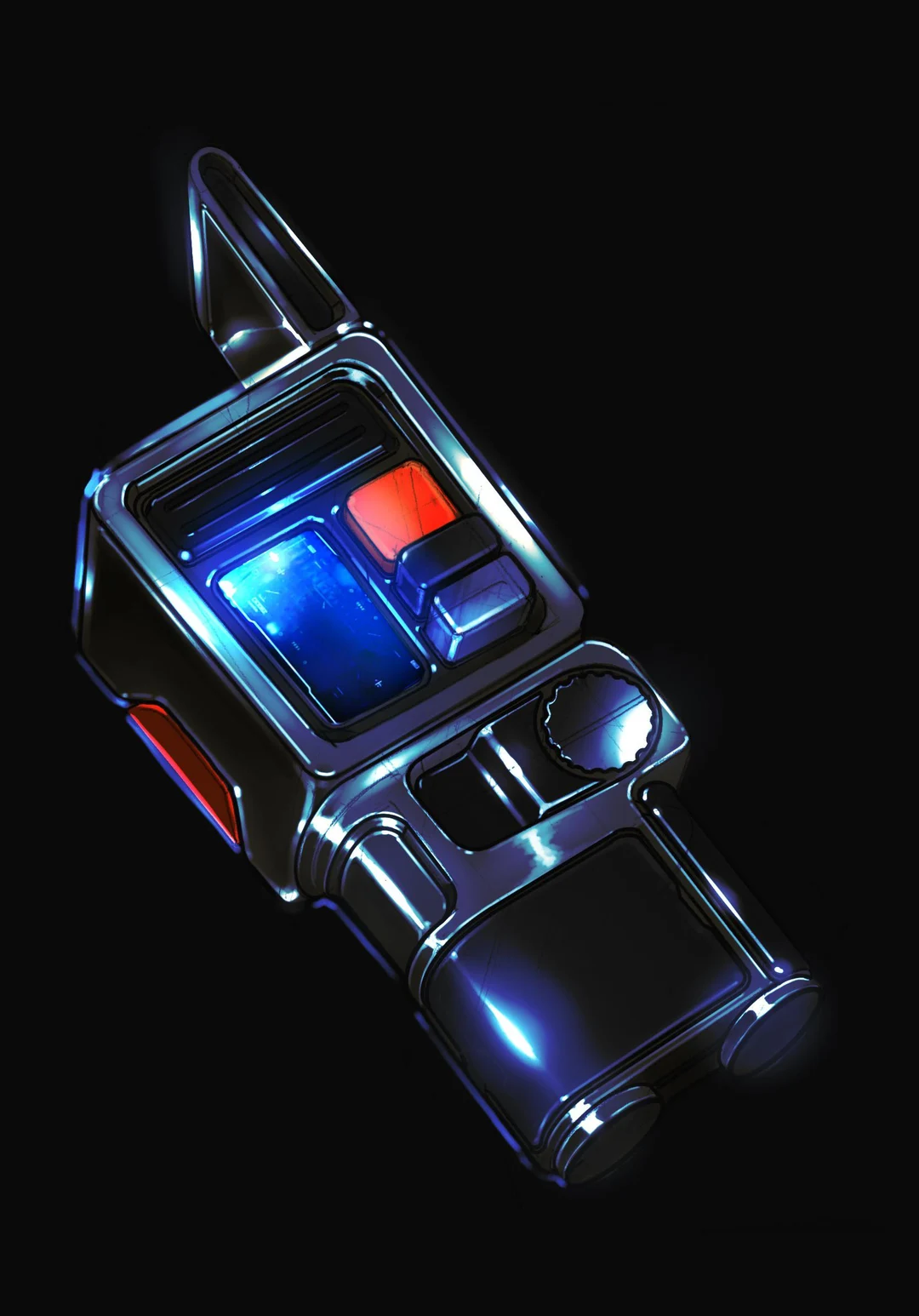 Transmission, me, procreate, 2022 | Scrolller