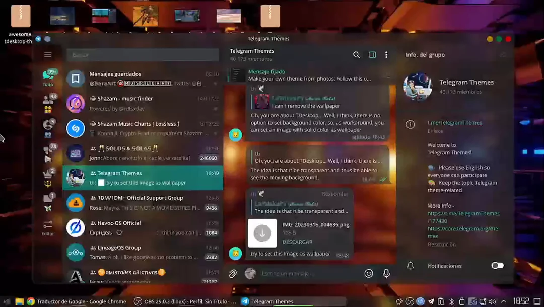 Discover more like Unixporn: [KDE] Telegram Glass Theme and Related Content | Scrolller