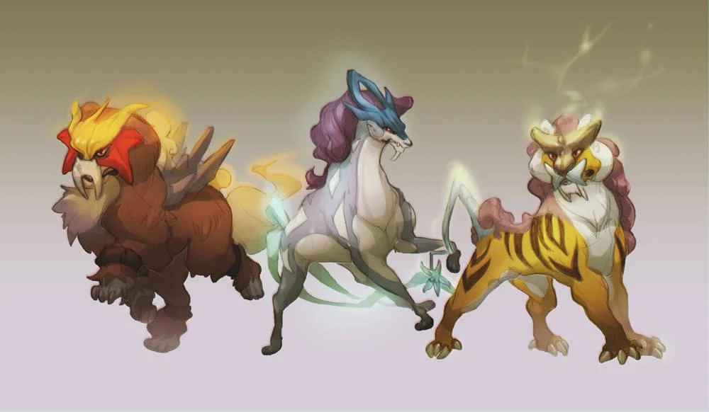 Pokemon three_beasts_by_skulldog | Scrolller