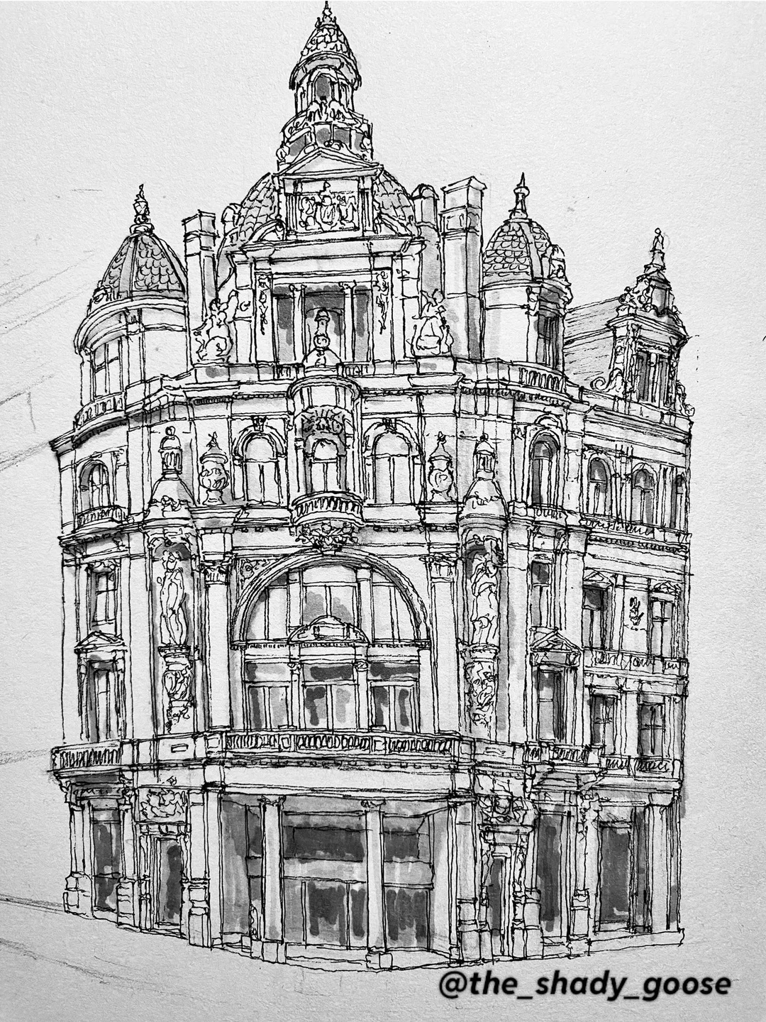 Antwerpen, the_shady_goose(Me), Ink, 2023 | Scrolller