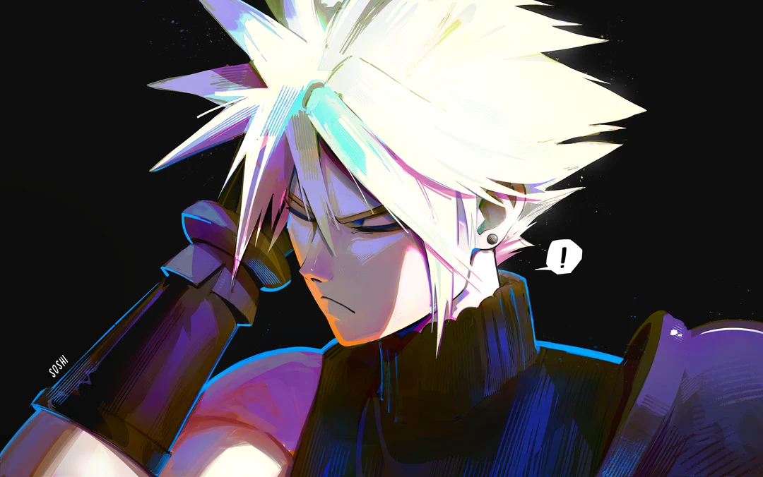 Cloud Strife, soshi, digital, 2024 | Scrolller