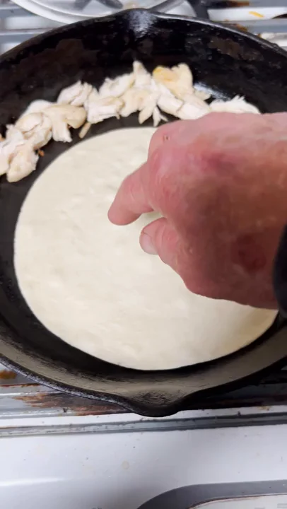 Scratch made tortillas in the 12” lodge. | Scrolller