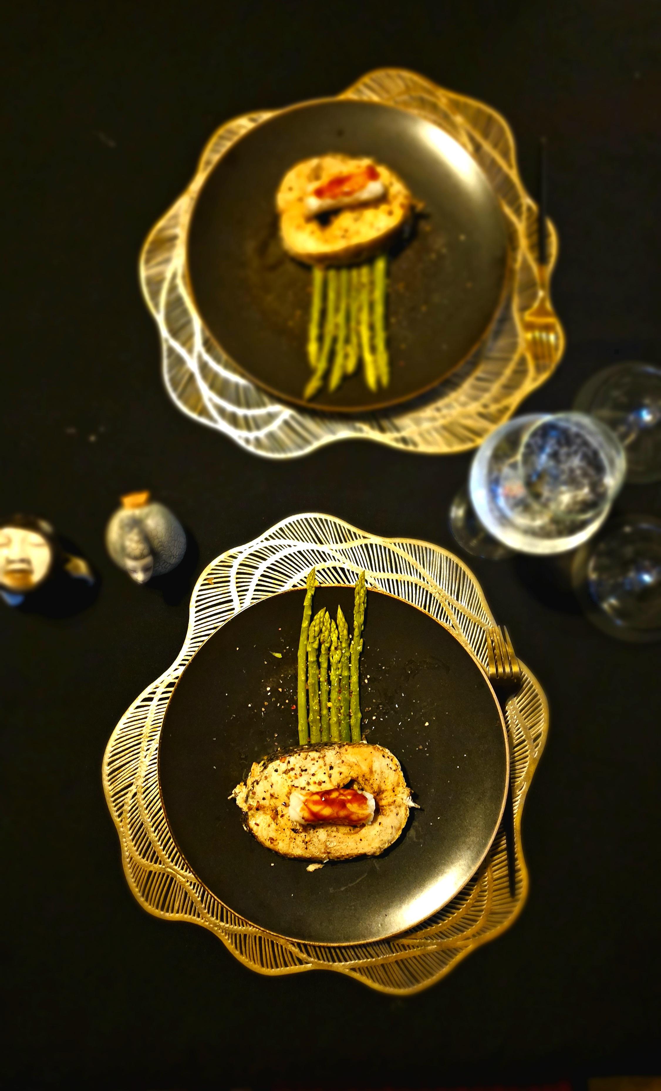 [Homemade] White salmon and asparagus. | Scrolller