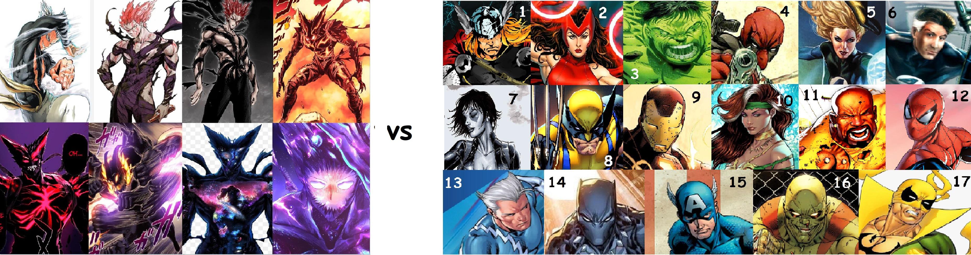 Can Hero Hunter Garou beat some of the strongest Heroes in Marvel Hero Association style ...