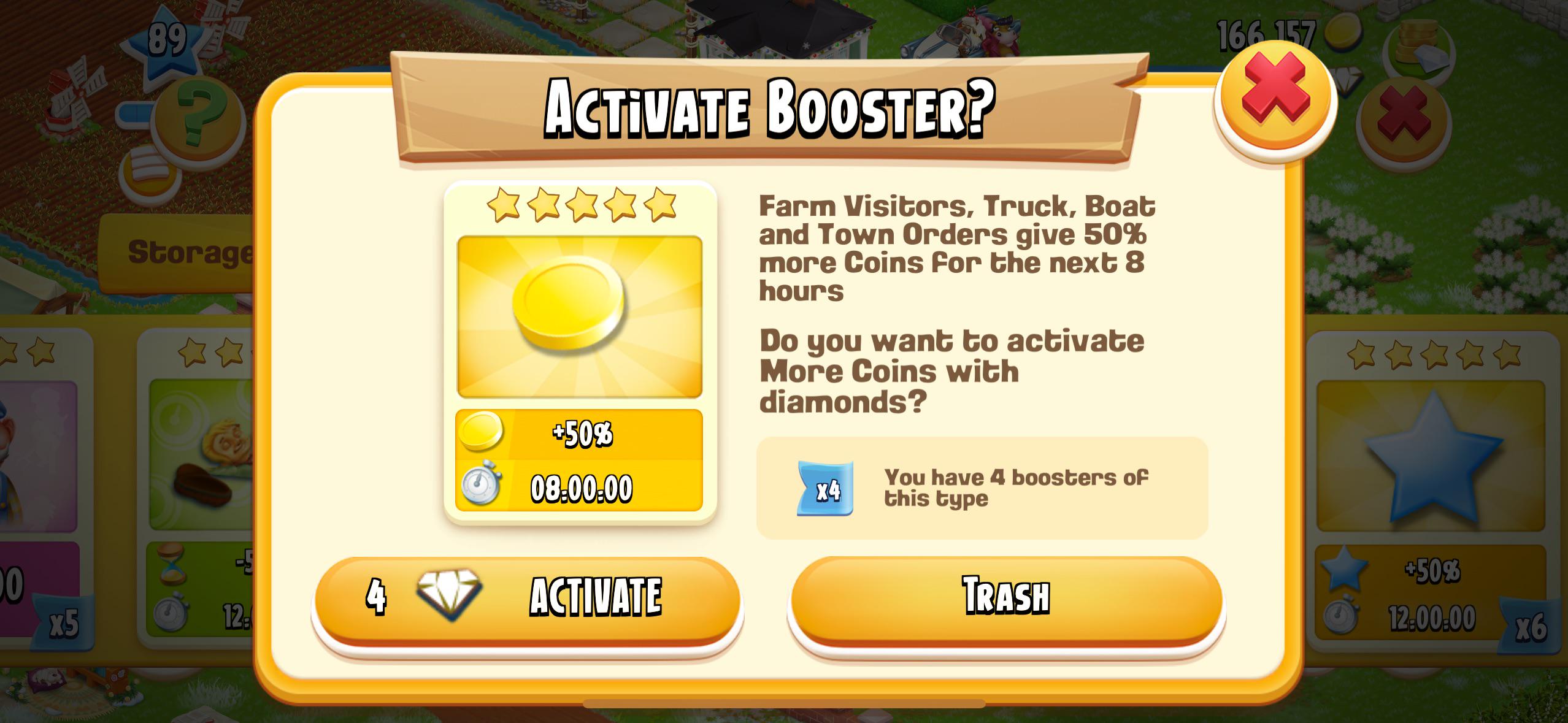 Booster while 2x visitor bonus | Scrolller