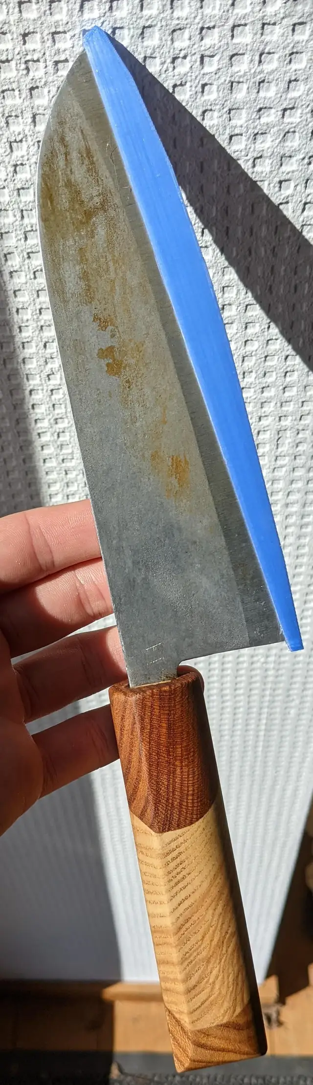 Blade guard I made for my kitchen knife | Scrolller