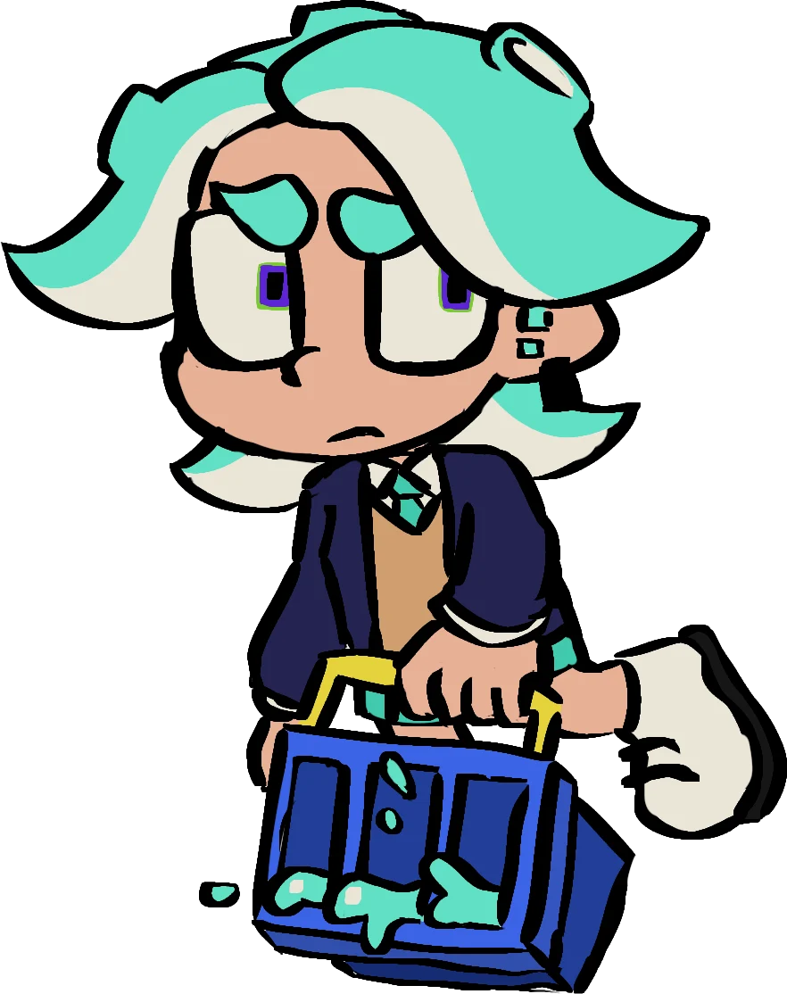 my octoling in tableturf style | Scrolller