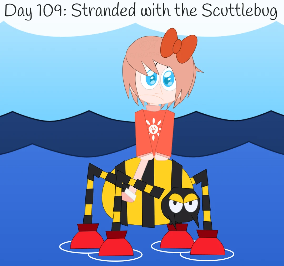 Dailyori Drawing Day 109: Stranded with the Scuttlebug | Scrolller