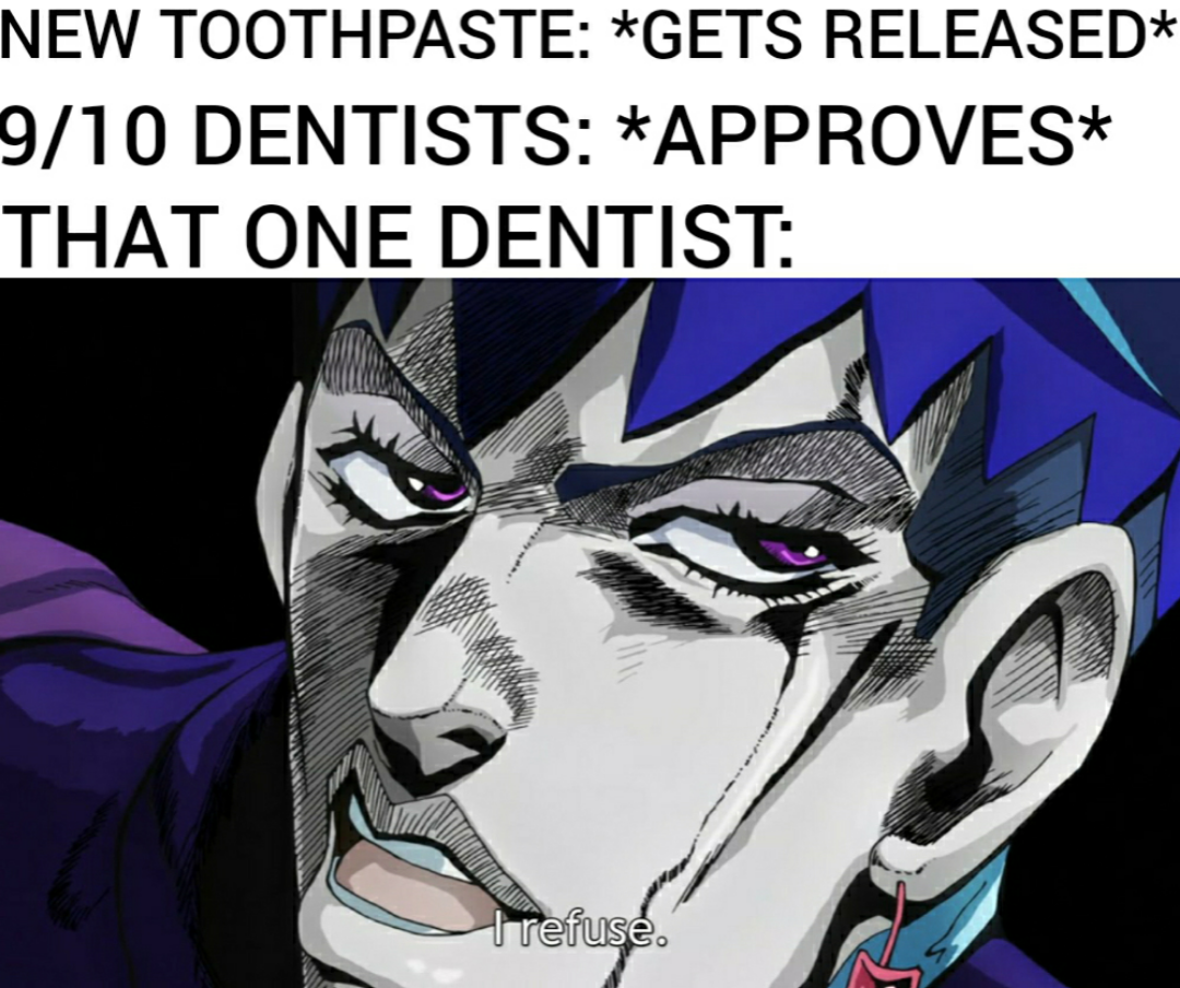 I'm guessing Josuke made the toothpaste | Scrolller