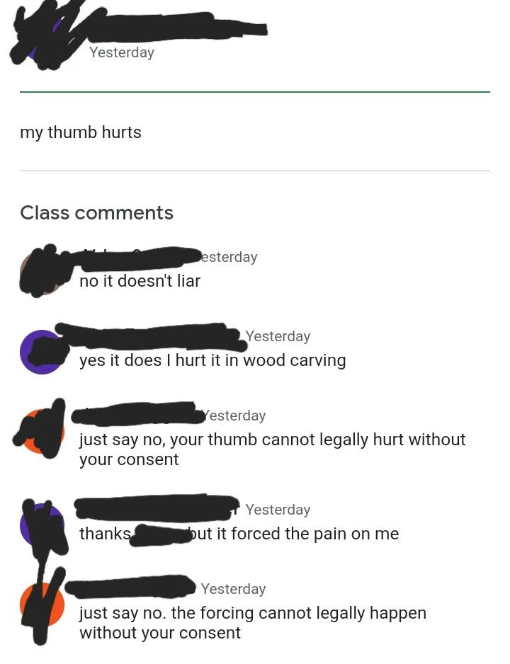 google classroom be wildin | Scrolller