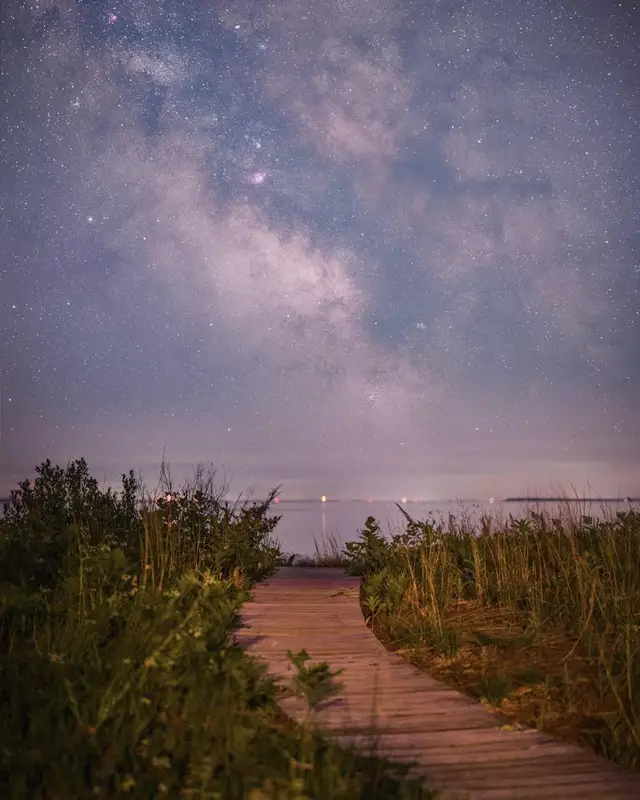 Milky Way core, Grand Traverse Bay | Scrolller