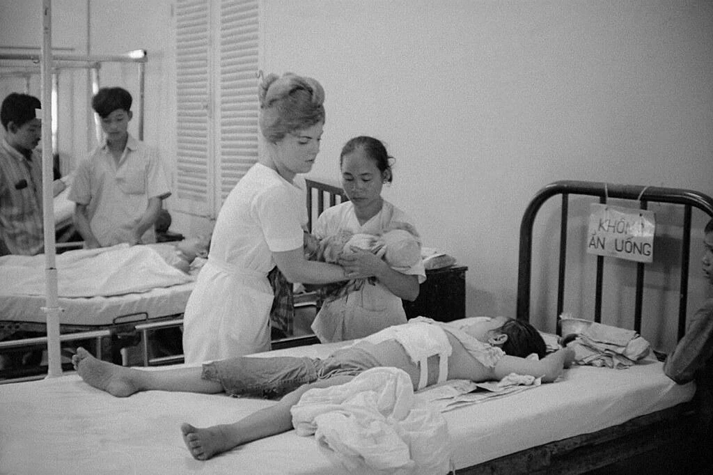 My 19 Year Old Grandma as a young assisstant Nurse in Vietnam, 1966. | Scrolller