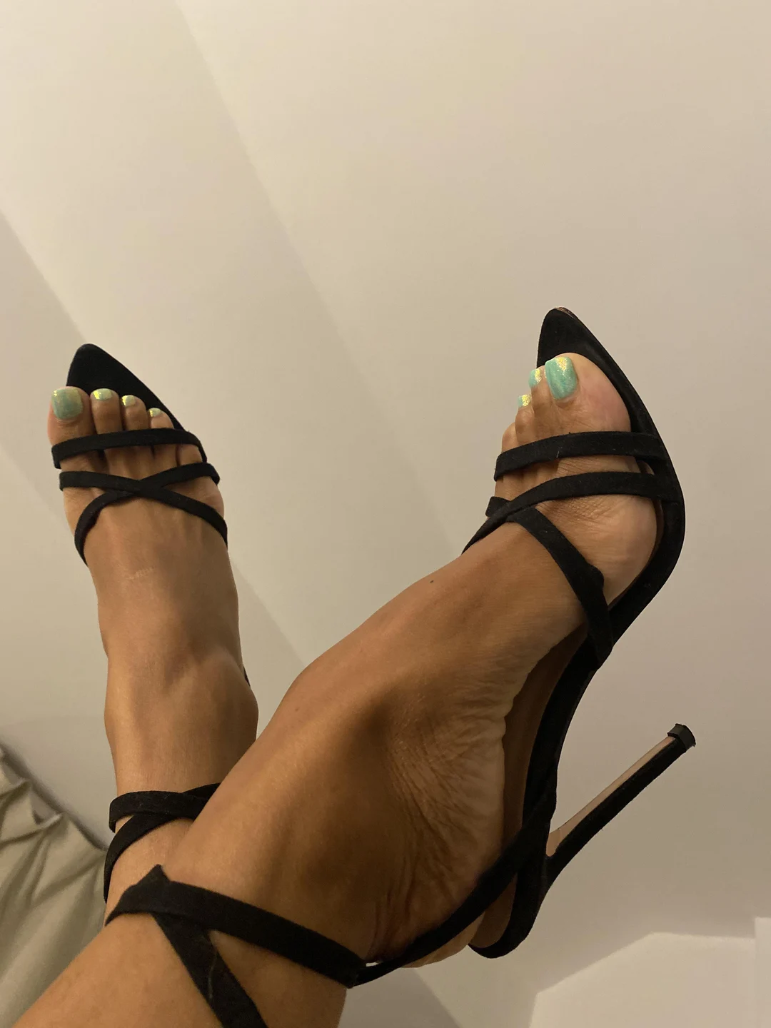 Black strappy stilettos 🖤 | Scrolller